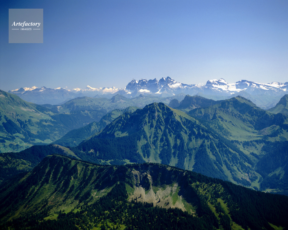アルプス山脈,仏,Alpes,伊,Alpi,独,Alpen,英,Alps,山,Mountain,航空写真,Aero photo ...