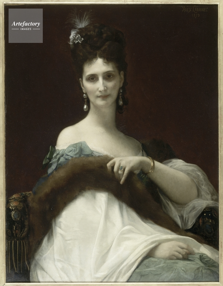 Portrait de la comtesse de Keller (marquise de Saint Yves d'Alveydre -1895)