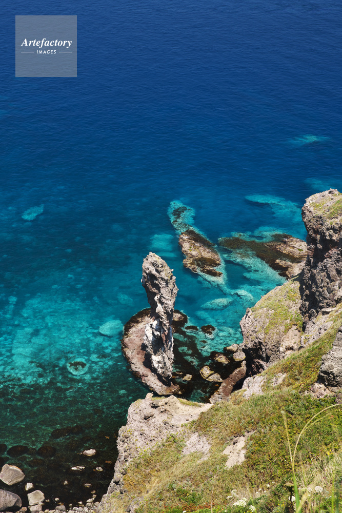 神威岬 水無しの立岩