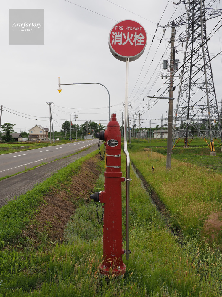 豪雪地帯 背の高い消火栓