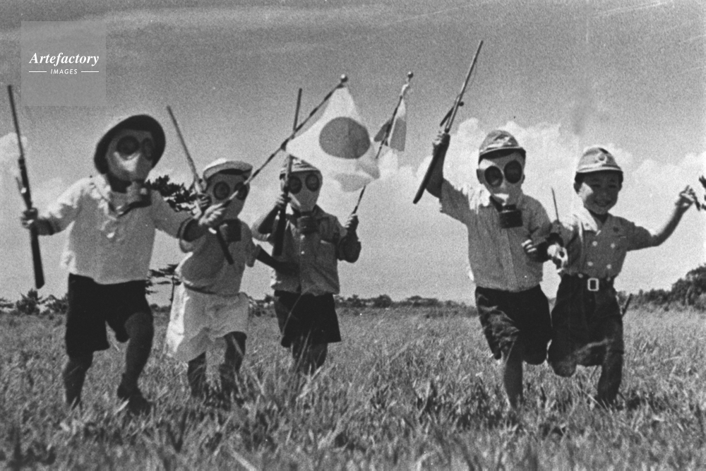 子供の遊び、戦争ごっこ